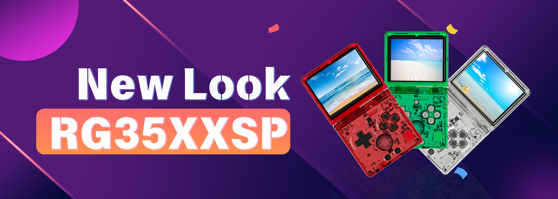 Novas cores incríveis para o Anbernic RG35XXSP! – ANBERNIC